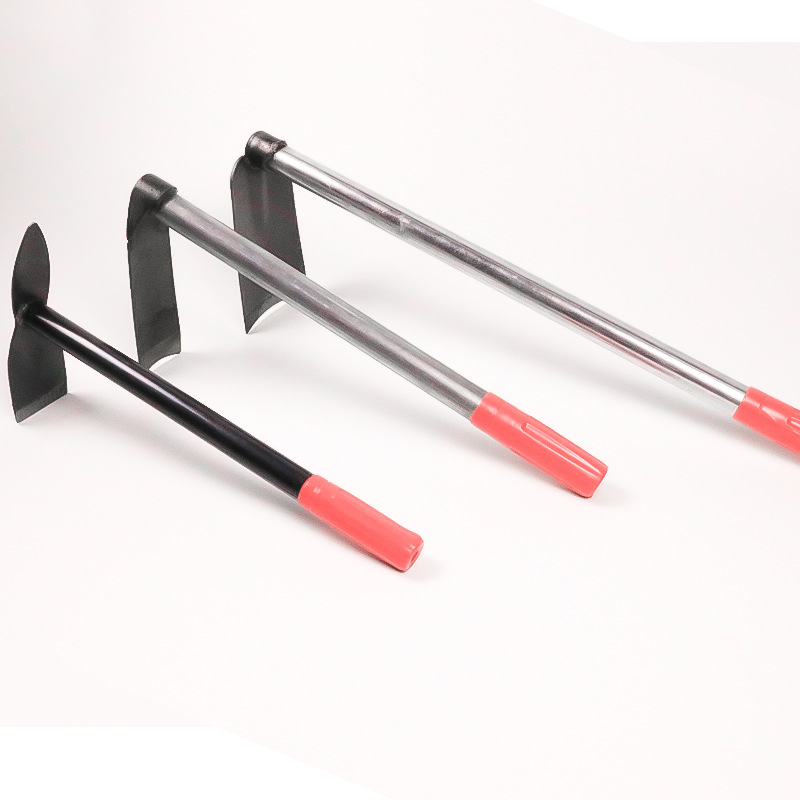 Short-handled flower loosening garden hoe